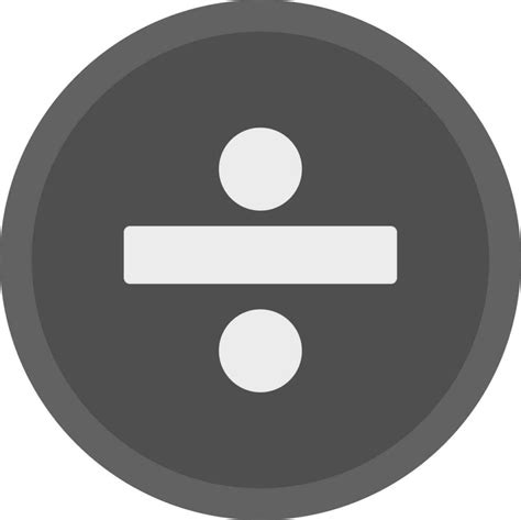 Division Vector Icon 30954217 Vector Art At Vecteezy