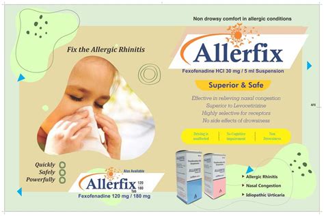 Allerfix Tablets Suspension Accord Pharmaceuticals