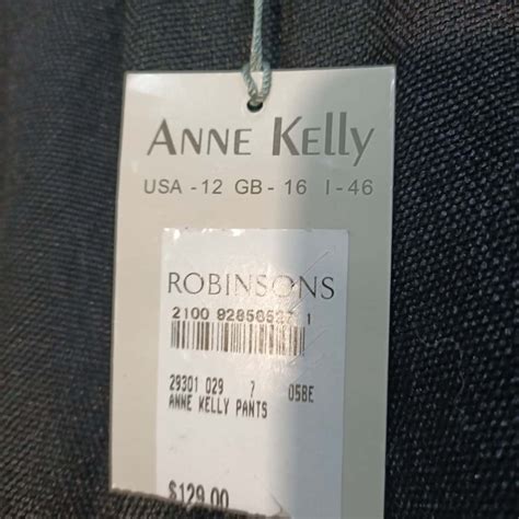 Anne Kelly Womens Size 12 Linen Capris Black S