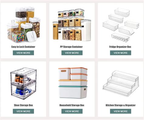 16pieces Clear Plastic Stackable Food Fridge Storage Organizer Box