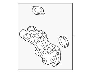 2016 2025 Mazda Mx 5 Miata Water Outlet Pe31 15 17z Oem Parts Online
