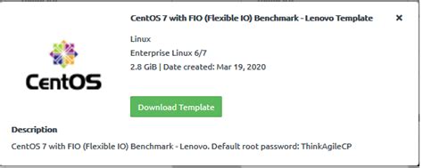 Using Centos With Fio Marketplace Template To Determine Latency