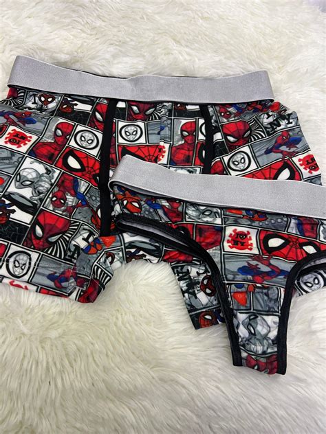 Spider Man Print Matching Underwear 🕷️ Fundies