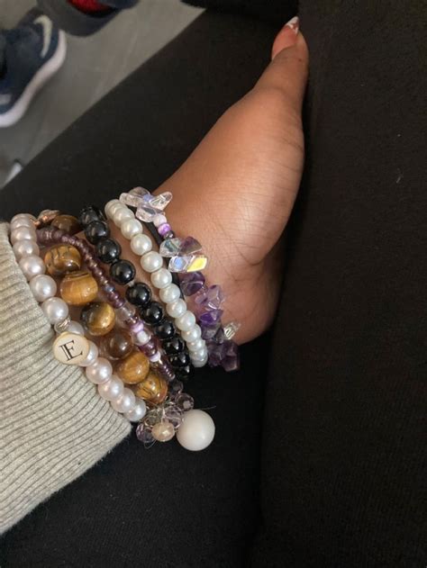 Bracelets Girly Bracelets Beads Bracelet Design Bangle Bracelets