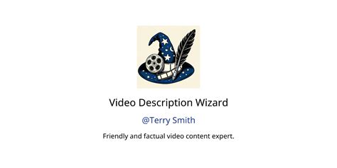 Video Description Wizard Gpts Features And Functions Examples And Prompts Gpt Store