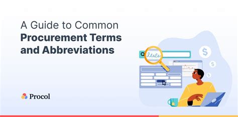 A Guide To Common Procurement Terms And Abbreviations Procol Ai Procurement Software
