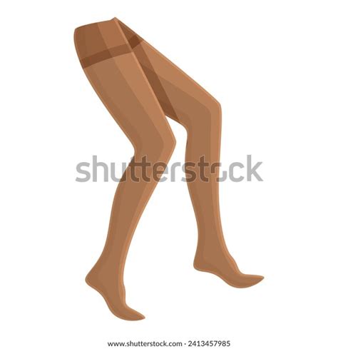 Female Pantyhose Icon Cartoon Vector Model Stock Vector Royalty Free