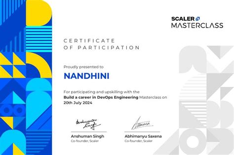 Nandhini G On Linkedin Certificate Build A Career In Devops Engineering