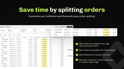 Ordersplit Pro ‑ Split Order Split Orders With Rules To Customize Your Fulfillment Workflow
