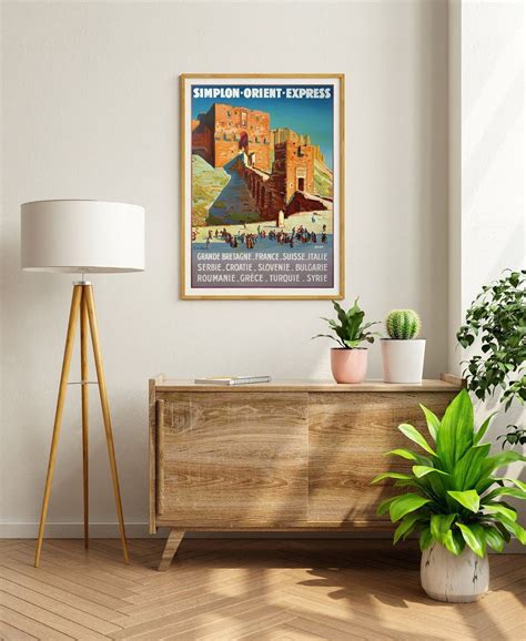 Orient Express Print Travel Poster Railway Poster French Poster 1920s