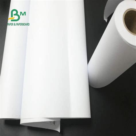 24 X 150ft 92 Brightness 20lb Cad Plotter Paper Uncoated Bond Roll 2 Core