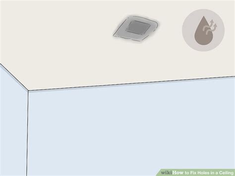 3 Ways To Fix Holes In A Ceiling Wikihow