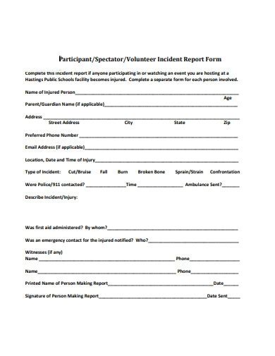 Volunteer Report Template 5 Templates Example Templates Example