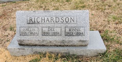 Bart Dailey “dee” Richardson 1896 1974 Find A Grave Memorial