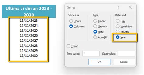 Cum Utilizăm Excel Fill Series Invatam Excel