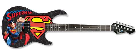 Pin By Gert Sanders On Comic Based Guitars And Guitarstuff Superman