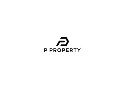 Premium Vector P Property Logo Design Vector Illustration