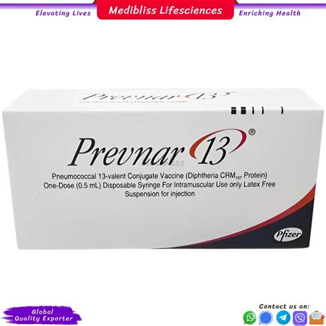 Pneumococcal Polysaccharide Conjugate Vaccine Prevnar 13 0 5 Ml At