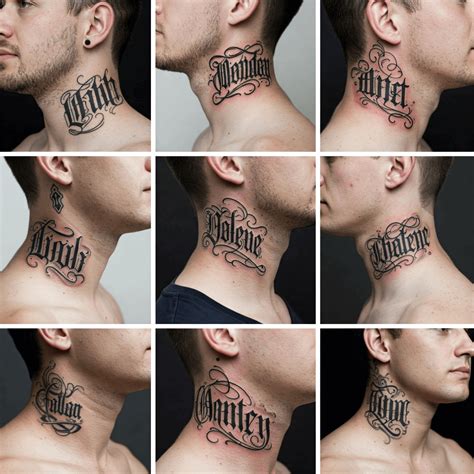 Masculine And Modern Neck Tattoo Ideas For Guys Youll Love