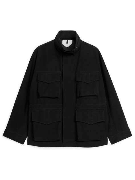 Utility Jacket Black Men Arket Dk