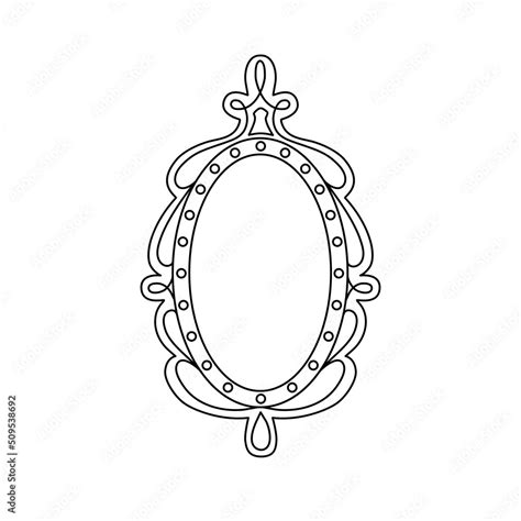Princess Frame Royal Mirror Frame And Majestic Prince Doodle Border Cute Crown Border Outline