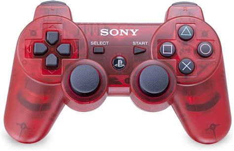 Sony Ps3 Dualshock 3 Controller Crimson Red Translucent Ps3