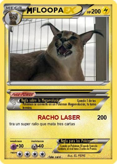 Pokémon Floopa 7 7 Racho Laser Mi Carta Pokémon