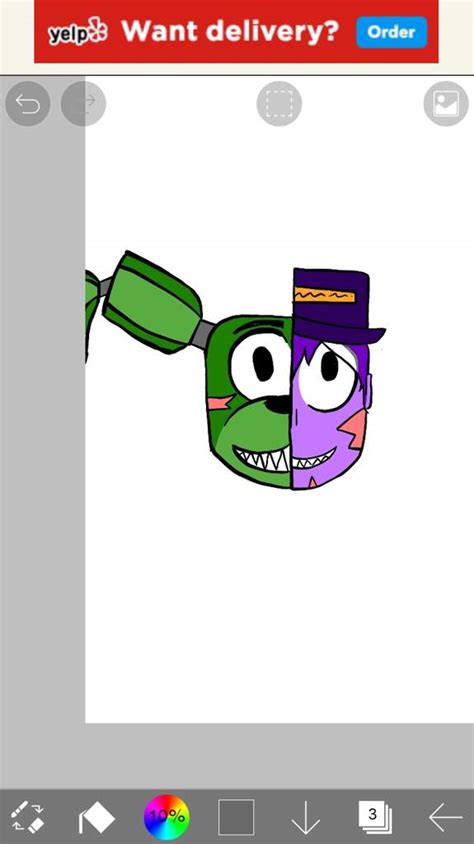 Puple Guy X Springtrap {re Draw} Five Nights At Freddys Amino
