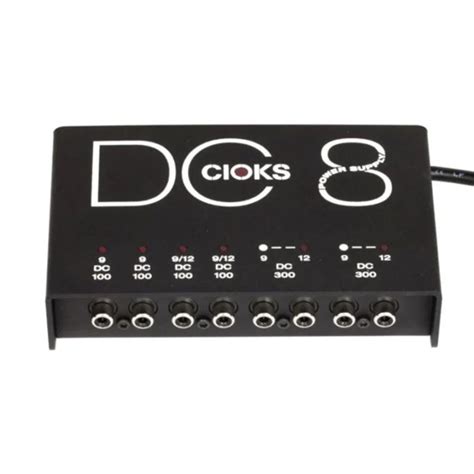 Cioks Dc8 8 Outlets In 6 Isolated Sections 9 And 12v Dc Amp Acoustic Guitar Premium