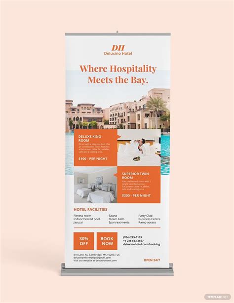 Free Hotel Banner Templates Editable And Printable