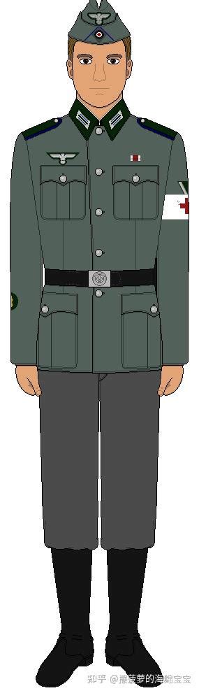 二战德国国防军医疗兵制服介绍 知乎