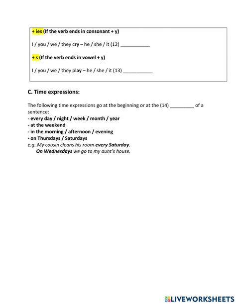 Present Simple Affirmative Exercise For Yle Movers Live Worksheets