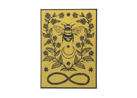 Bee Tiny Shrine Print Fennec Design