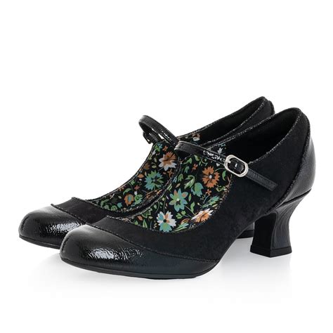 Clara Black Patent Ruby Shoo