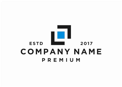 Premium Vector Letter Ll Square Logo Design Vector Illustration Template