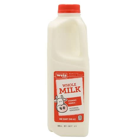 Weis Whole Milk 32 Fl Oz Delivery Or Pickup Near Me Instacart