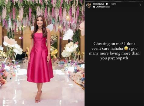 10 Potret Millen Cyrus Bongkar Perselingkuhan Lionel Lee Tuding Pacar Baru Sang Tunangan