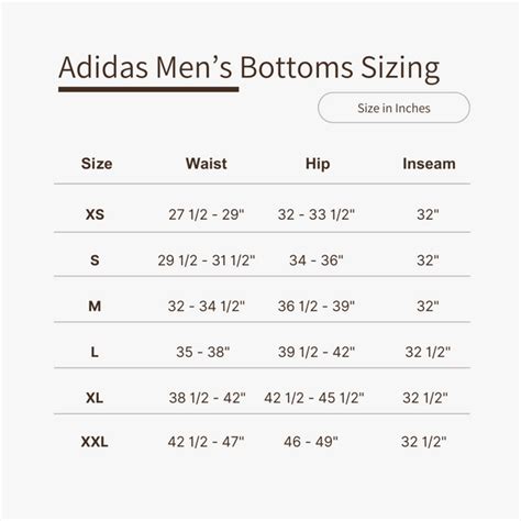 Adidas Size Chart Sutton Runner