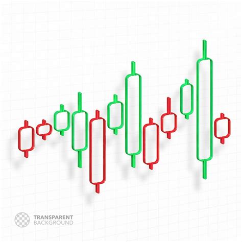Premium Psd 3d Candlesticks Trade Forex Charts Graph Analysis Finance