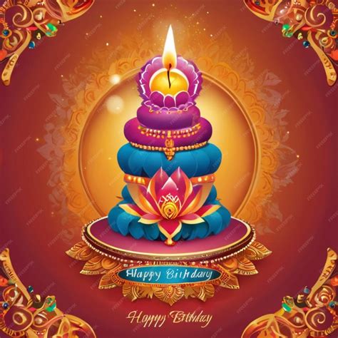 Happy Birthday Clip Art Hindu Free Celebrate With Traditional Designs