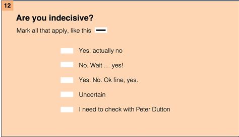 New Census Question To Ask Whether You Are Indecisive Or Not — The Shovel
