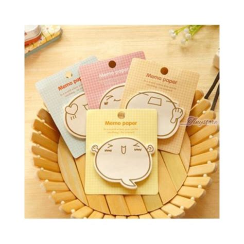 Promo Kertas Note Kecil New Sticky Notes Bubble Emoji Mungil Jakarta Barat Serenity Official