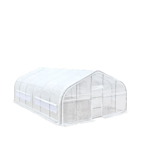 20 X 30 Tunnel Greenhouse Grow Tent W12 Mil Ripstop Leno Mesh Cover