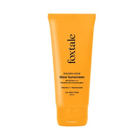 Buy Foxtale Golden Hour Glow Sunscreen 80 Ml Online At Best Price In