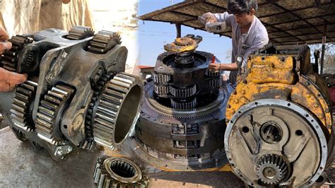 Repairing Process Of Caterpillar Transmission Restoration Of