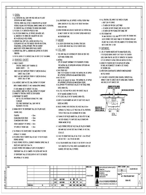 Pipeline Construction General Notes Pdf