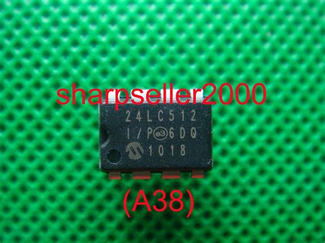 1x Microchip 24lc512 24lc512 I P Eeprom Dip 8 Ic New Ebay