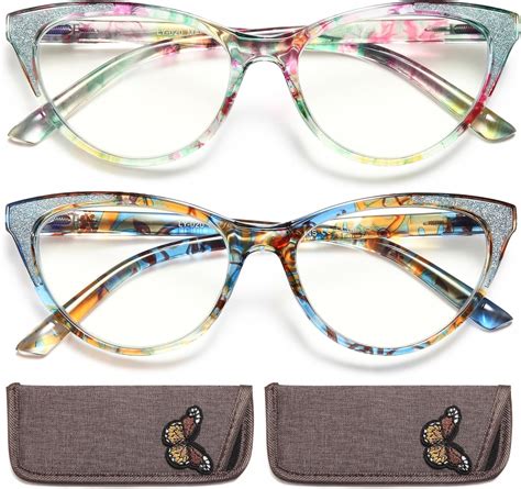 Ytdbns Reading Glasses For Women Cat Eye Blue Light