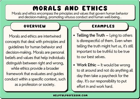 27 Examples Of Morals And Ethics A To Z List 2025