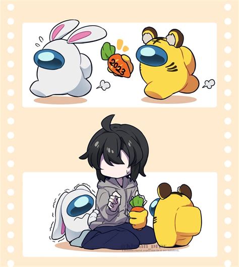 Crewmate Yellow White Impostor And They Original And 1 More Drawn